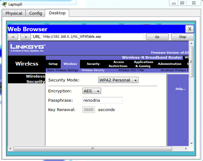 Konfigurasi access point di cisco packet tracer - Reno Dria Pamungkas