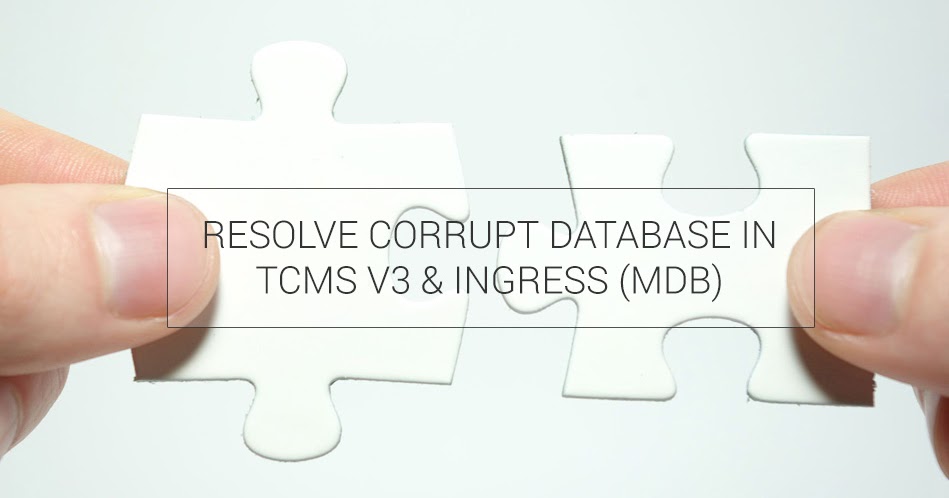 Resolve “Failed to initialize database” error message in TCMS V3 ... Resolve “Failed to initialize database” error message in TCMS V3 ...