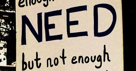 Positive Thinking. : Don't let your need become greed...