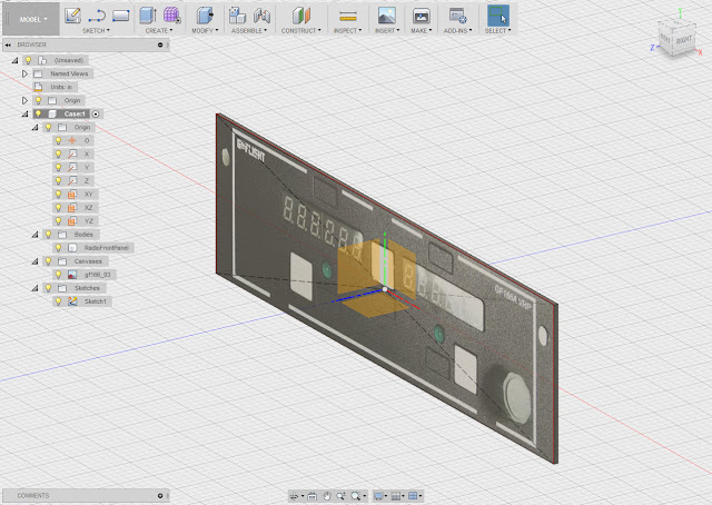 Project 1 - GoFlight Radio Panel box (part 1)