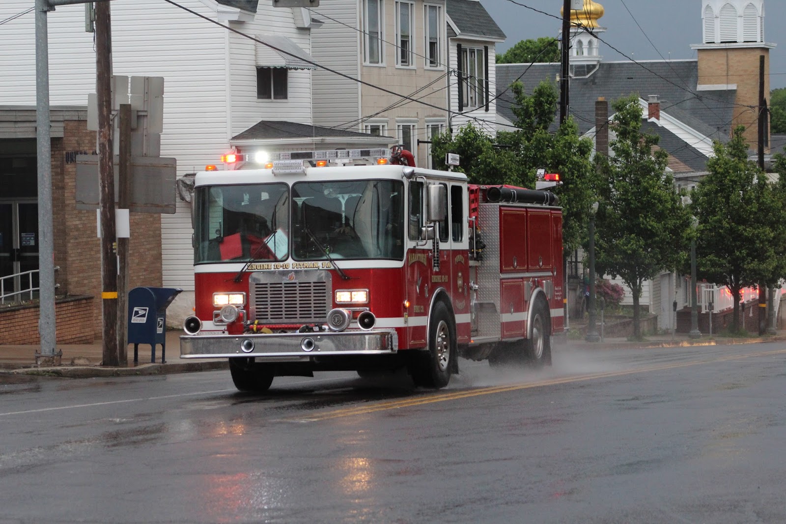 Friendship Fire Company Kicks Off Block Party with Fire Truck Parade