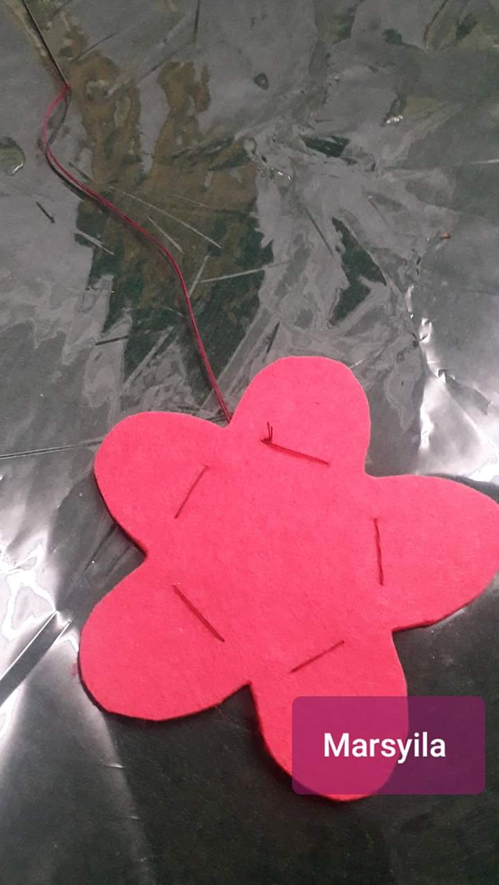 Cara Buat Bunga Dari Kain Felt