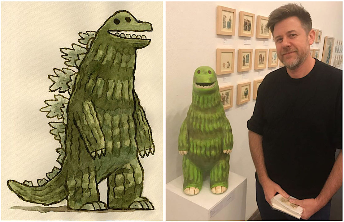 A Stay Puff, AT-AT & Godzilla walk into a Scott C. Solo Show at ...