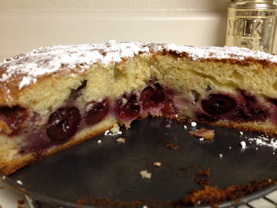 The Verbal Whetstone: Torta di ciliege — Italian cherry cake for summer