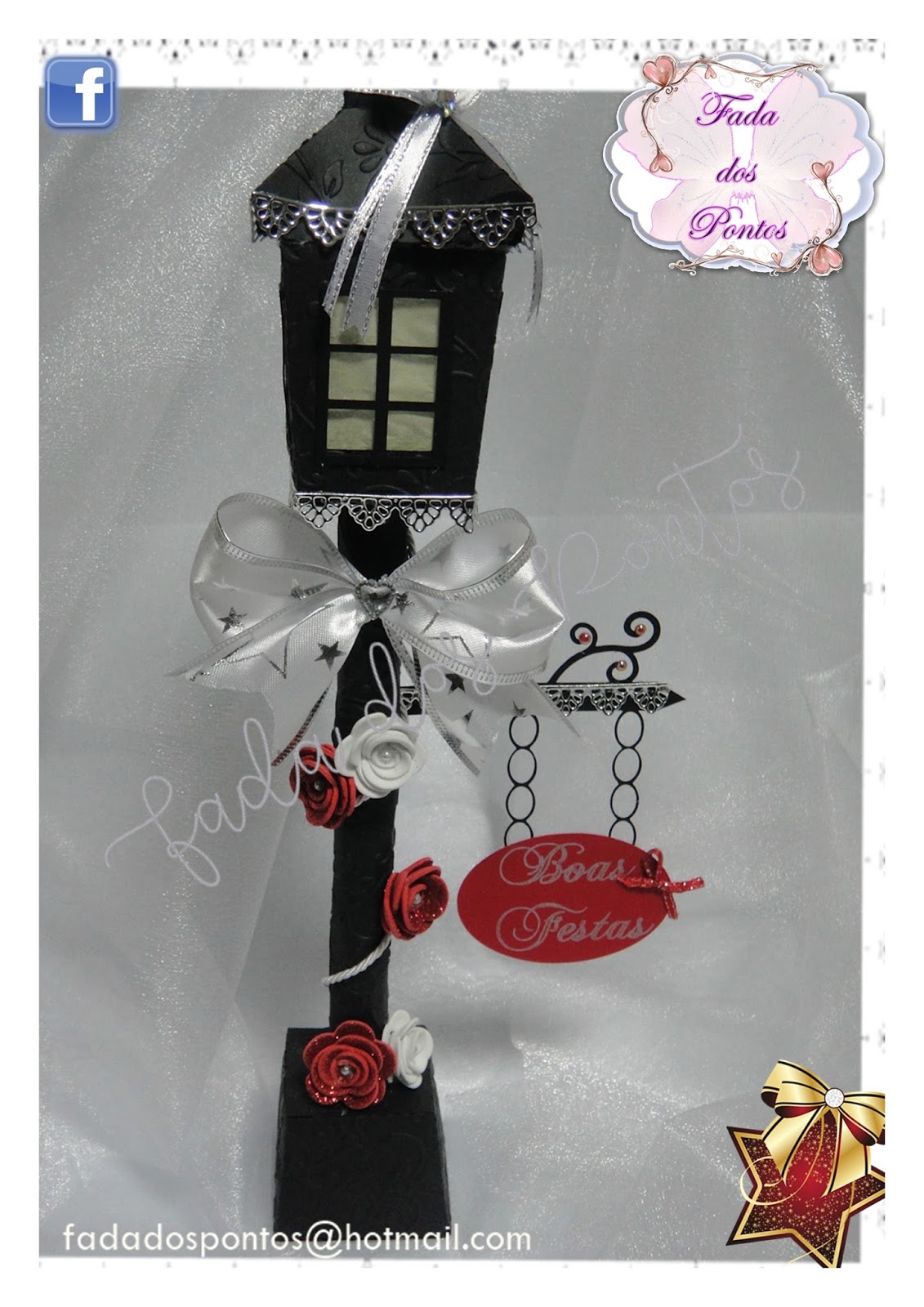 A Magia do Quilling e Papel: Candeeiro de Natal com luz (para oferecer ...