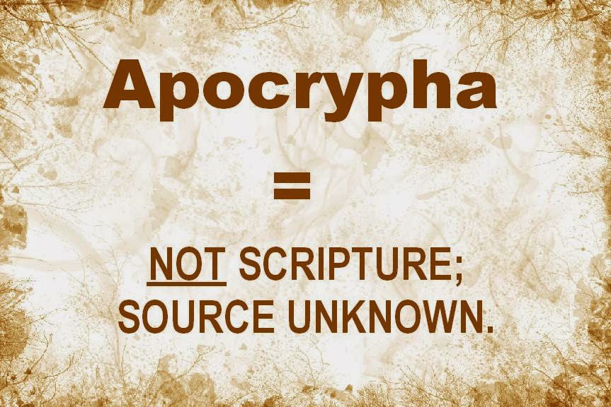 KJV Romans-Philemon: APOCRYPHA IS NOT SCRIPTURE
