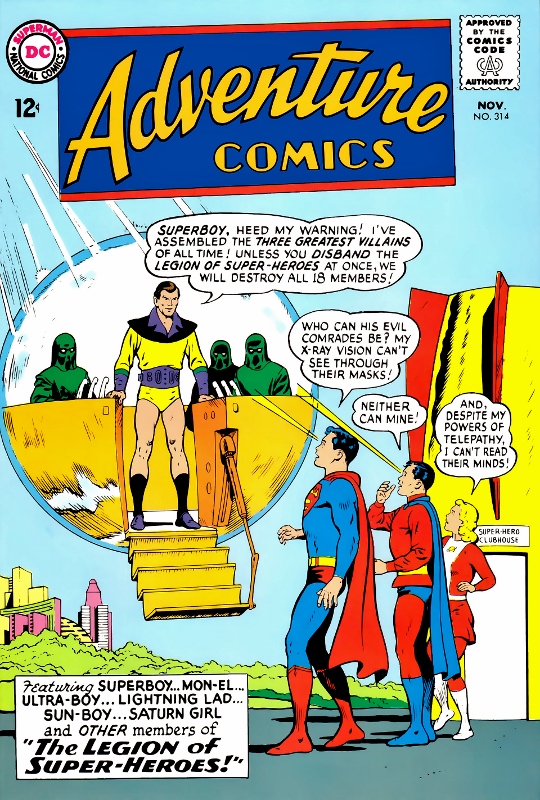The Legion of Super Bloggers! : TOS: Adventure Comics #314 Point ...