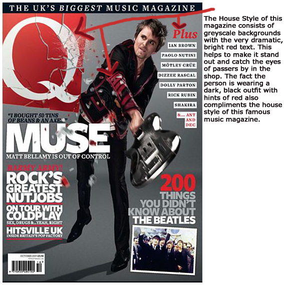 AS Media, Coursework.: Conventions Of A Music Magazine