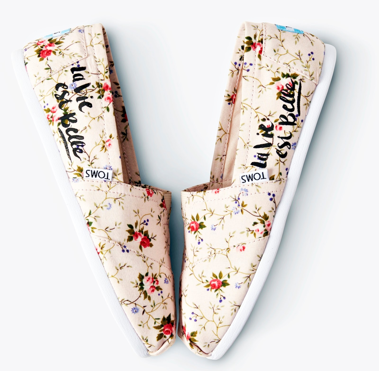 Shoe of the Day | TOMS Textile Floral Women's Classics | SHOEOGRAPHY