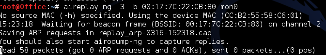 Speeding Up WEP Hacking : ARP request replay attack - Kali Linux ...