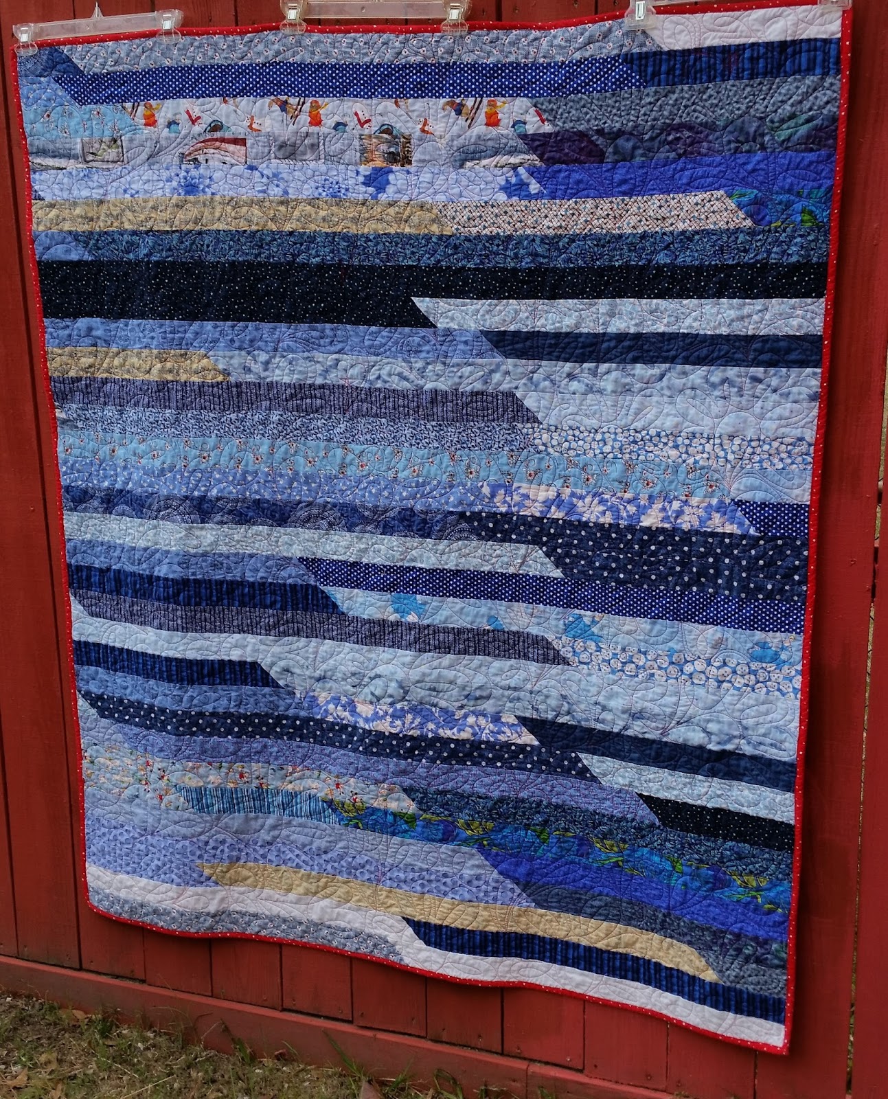 Muddling Through: Another Cooperative Quilt for the USO