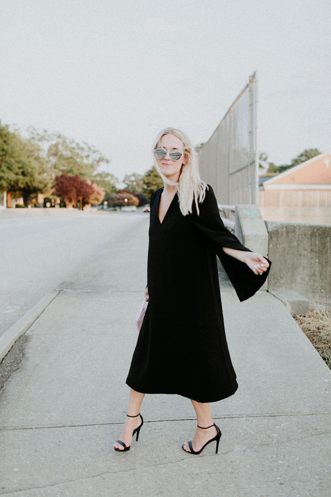 Little Black Midi Dress - cathclaire
