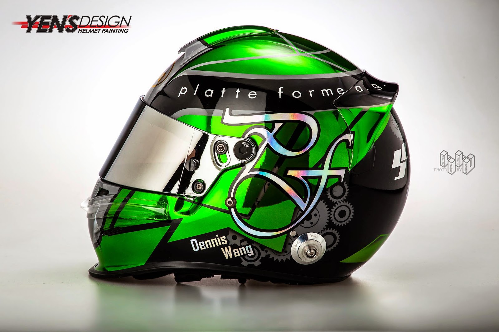Racing Helmets Garage: Bell RS3 Pro D.Wang 2014 by Yen's Design Helmet ...