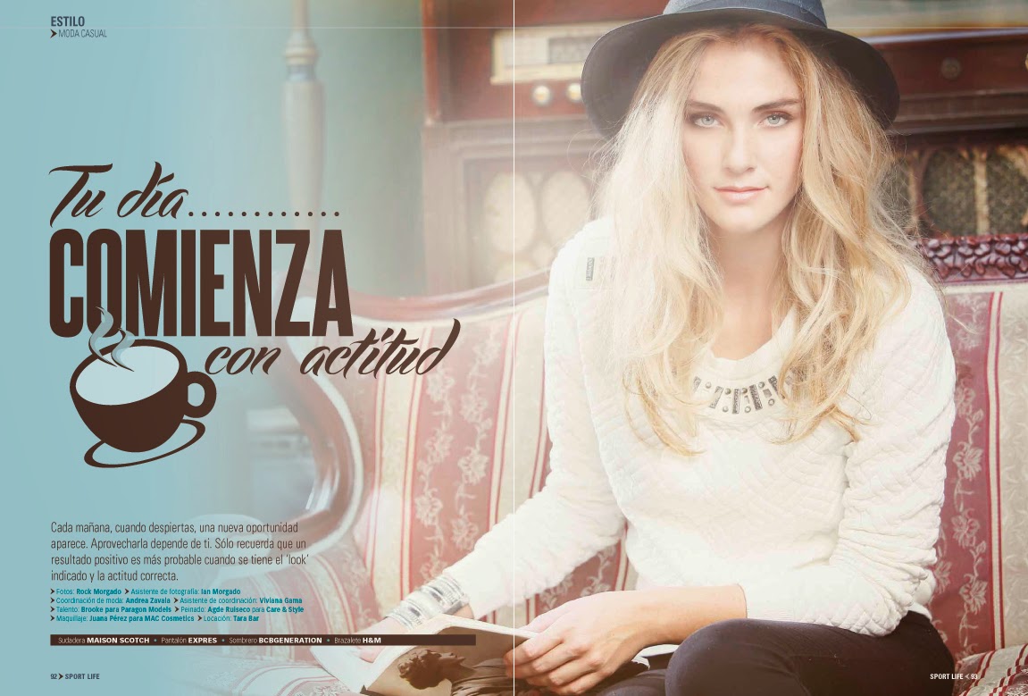 PARAGON MODEL MANAGEMENT: Brooke Register @ Sport Life Magazine