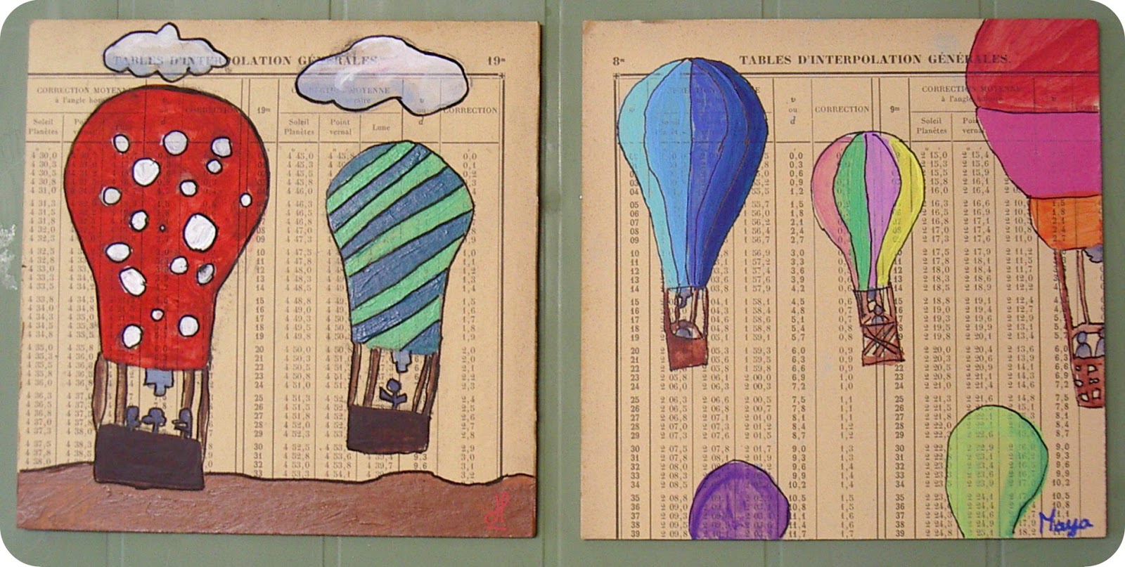 Mickaëlle Delamé: des montgolfières au cours de dessin et peinture pour ...