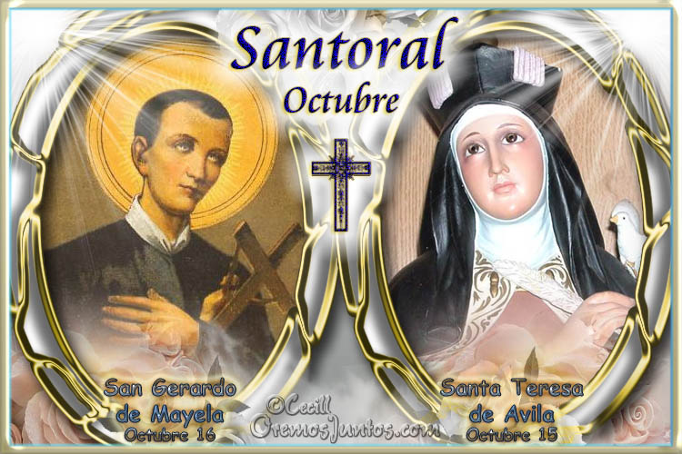 Vidas Santas: Santoral de Octubre