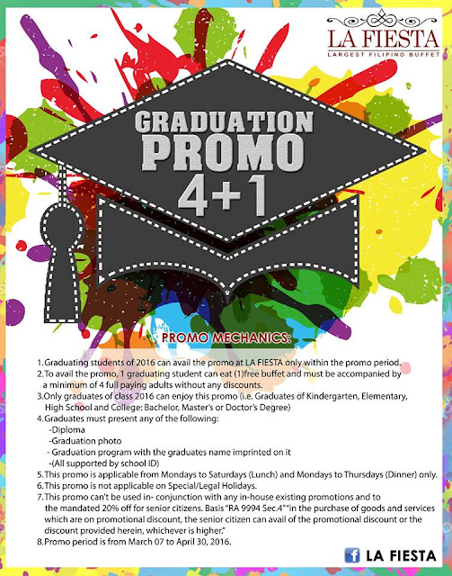 Manila Shopper: Graduation 2016 Buffet Promos & Celebration Ideas