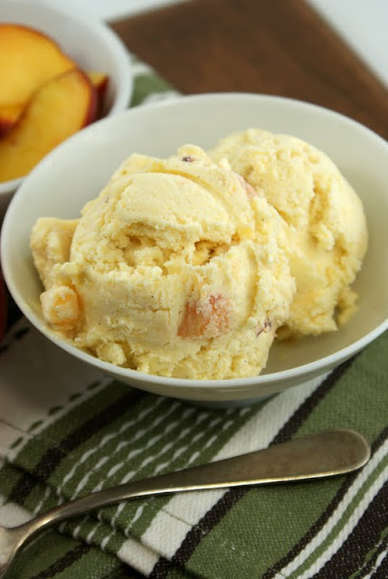 Authentic Suburban Gourmet: Double Peach Ice Cream