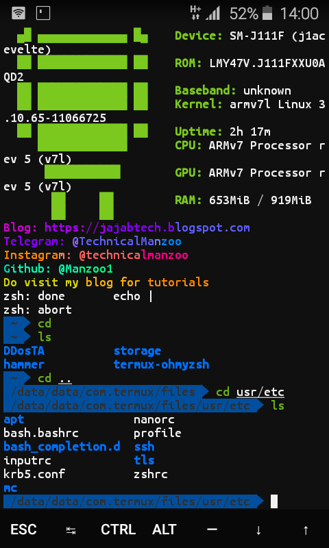 How To Customize Colour And Fonts In Termux - techhub riyaz
