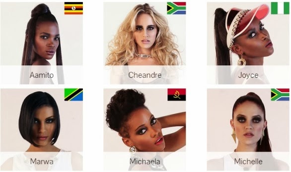Check out The 12 Contestants for Oluchi’s Africa's Next Top Model ...