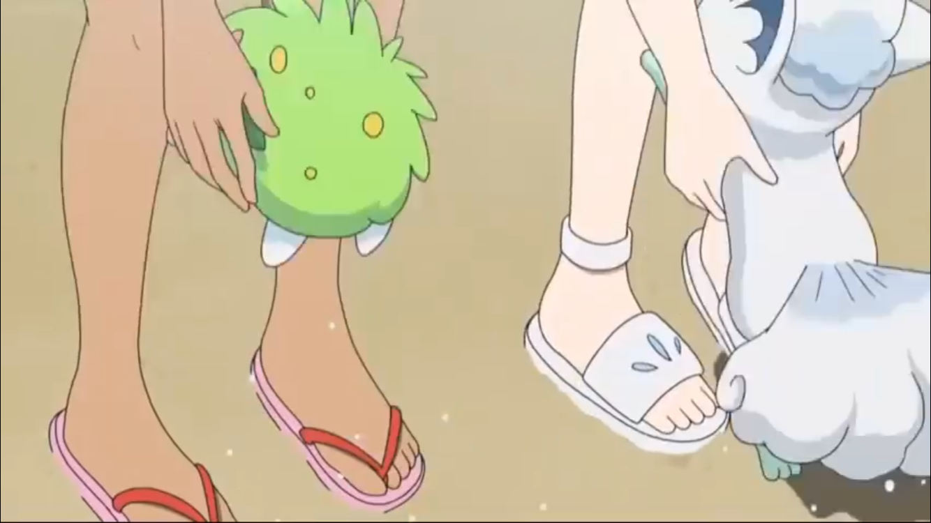 Anime Feet: Pokémon Sun & Moon: Mallow and Lillie