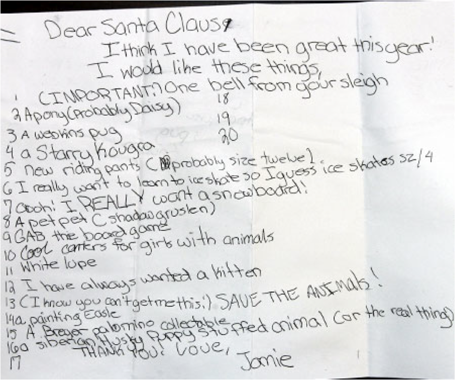 Best 35 Hilarious Dear Santa Letters
