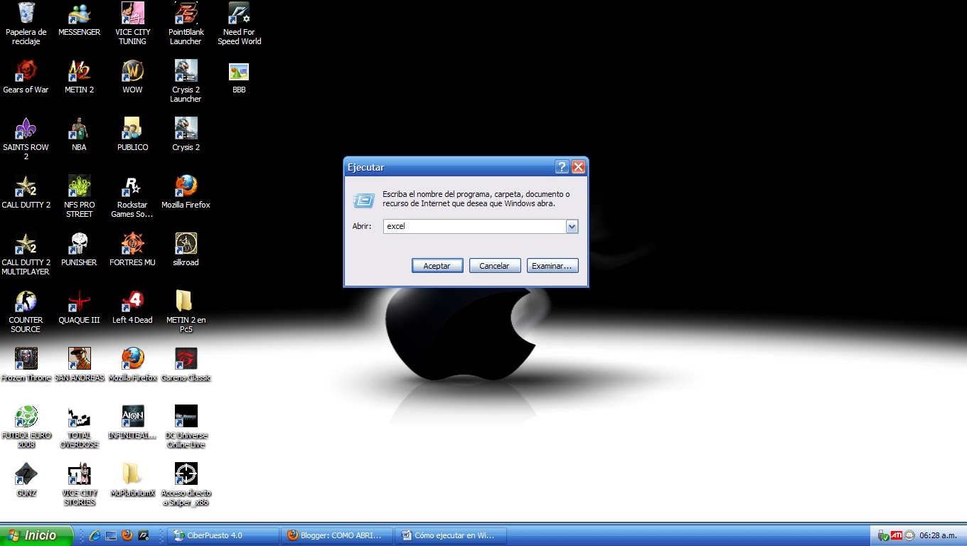 COMO ABRIR O EJECUTAR UN PROGRAMA EN WINDOW