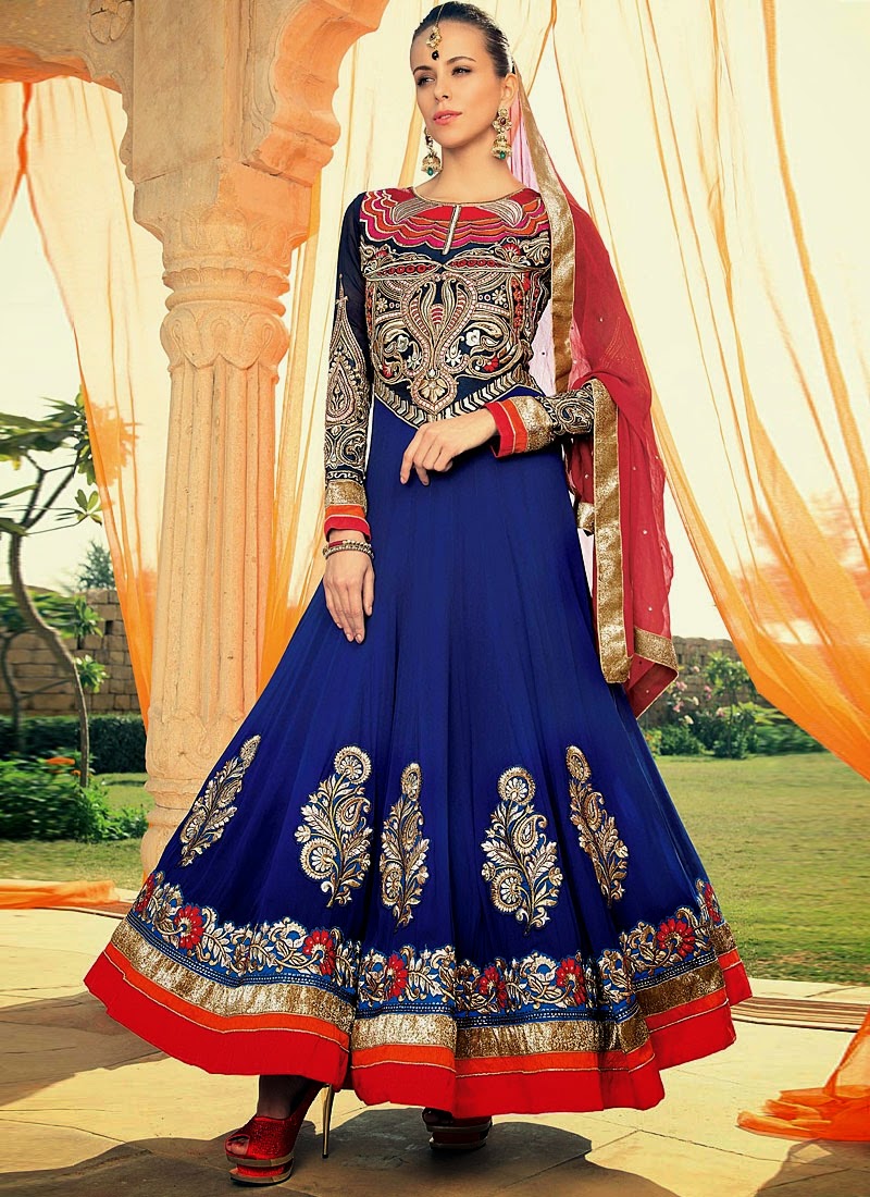 Modern Fashion: Alluring Anarkalis Magnificent Embroidered Anarkalis
