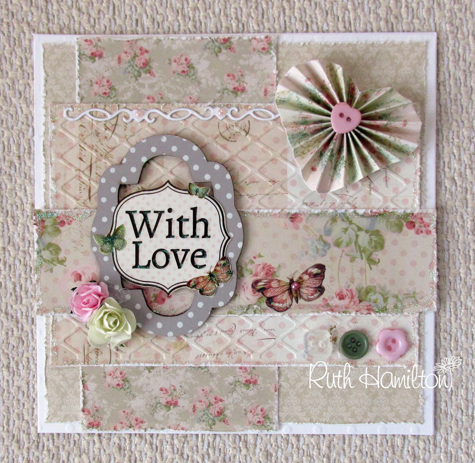 A Passion For Cards: Dovecraft Floral Muse - With Love
