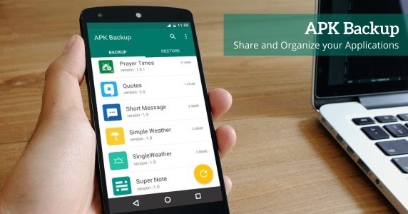 APK Backup - Android App | SOURCE CODE ANDROID APK