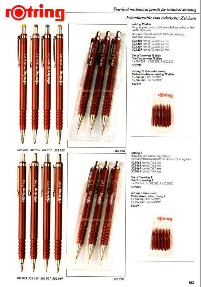 rOtring T 0,7 with original box : r/mechanicalpencils