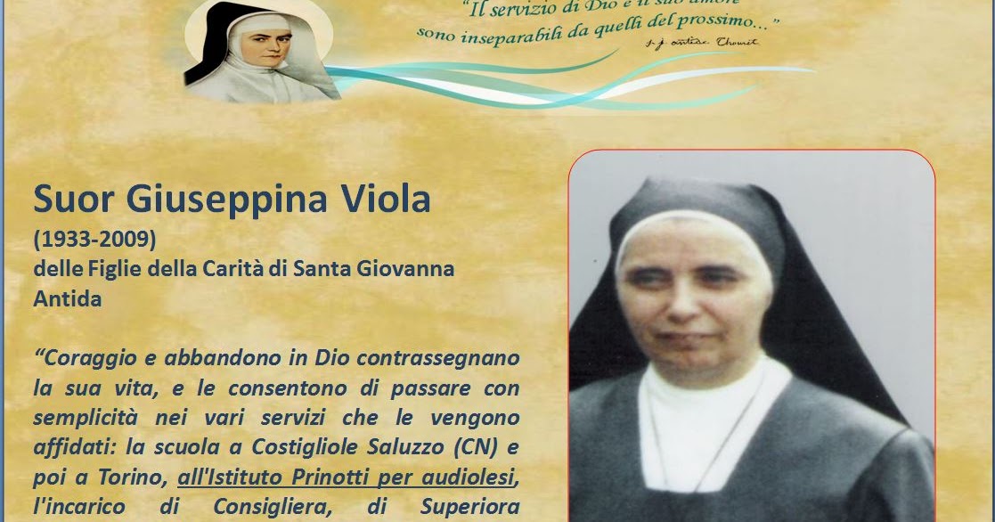 Di tutto e di tutti circa il mondo della Sordità : Suor Giuseppina ...