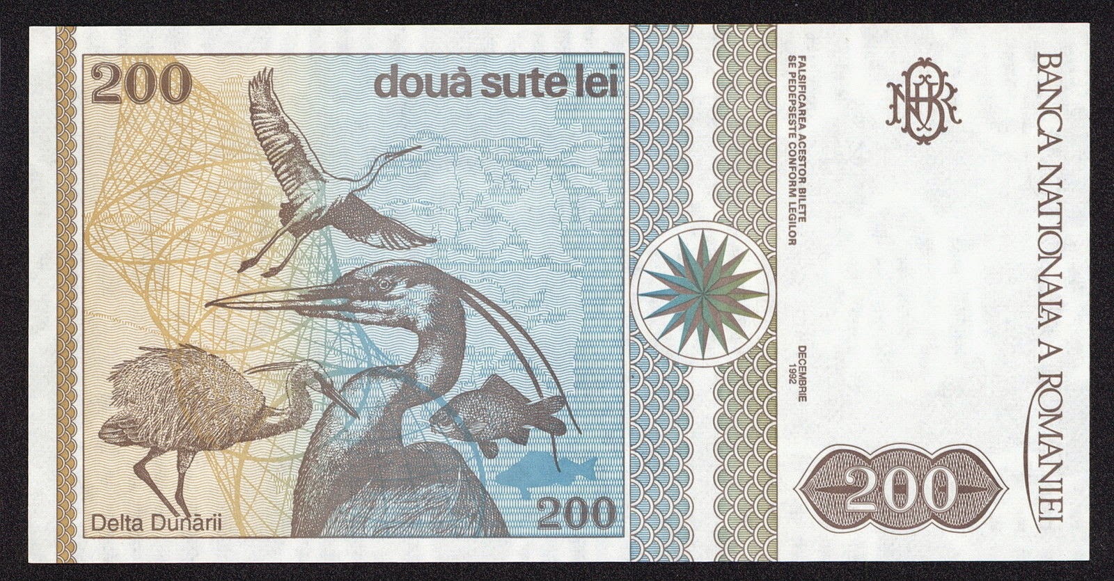 Romania 200 Lei banknote 1992 Grigore Antipa|World Banknotes & Coins ...