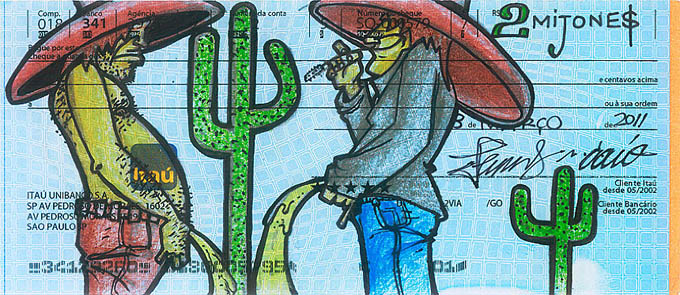 Prestando Prova: Humor: arte em cheques