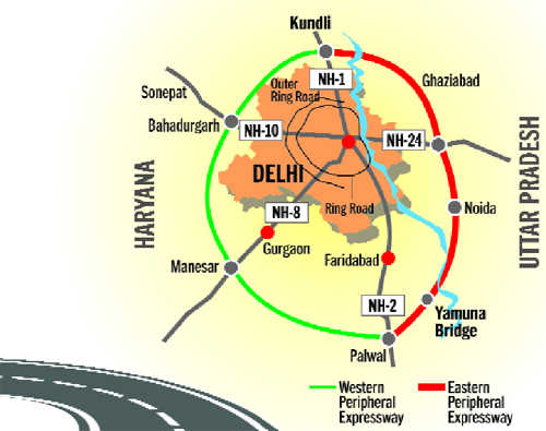 Delhi KMP Expressway Western Peripheral Expressway : Delhiites can ...