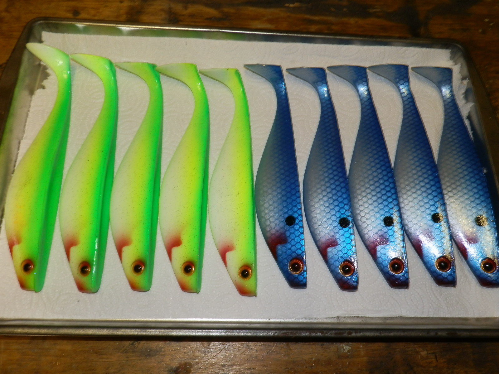 Boggs Custom Lures: Even More 9" Shad Colors