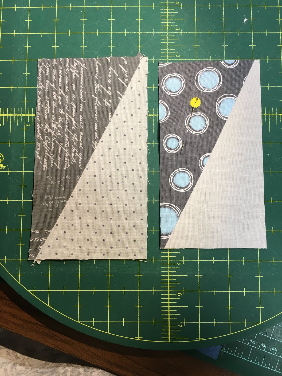 Ye Olde Sweatshop: Modern Half Rectangle Quilt (#104)