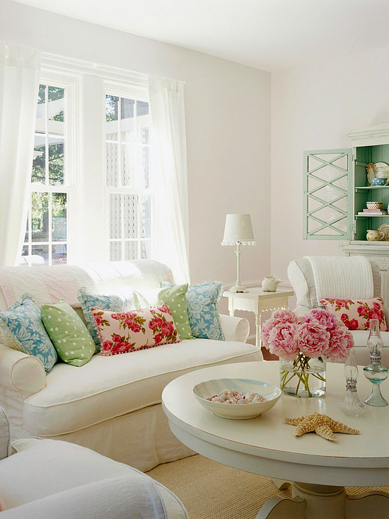 Decorando!: Livings en blanco