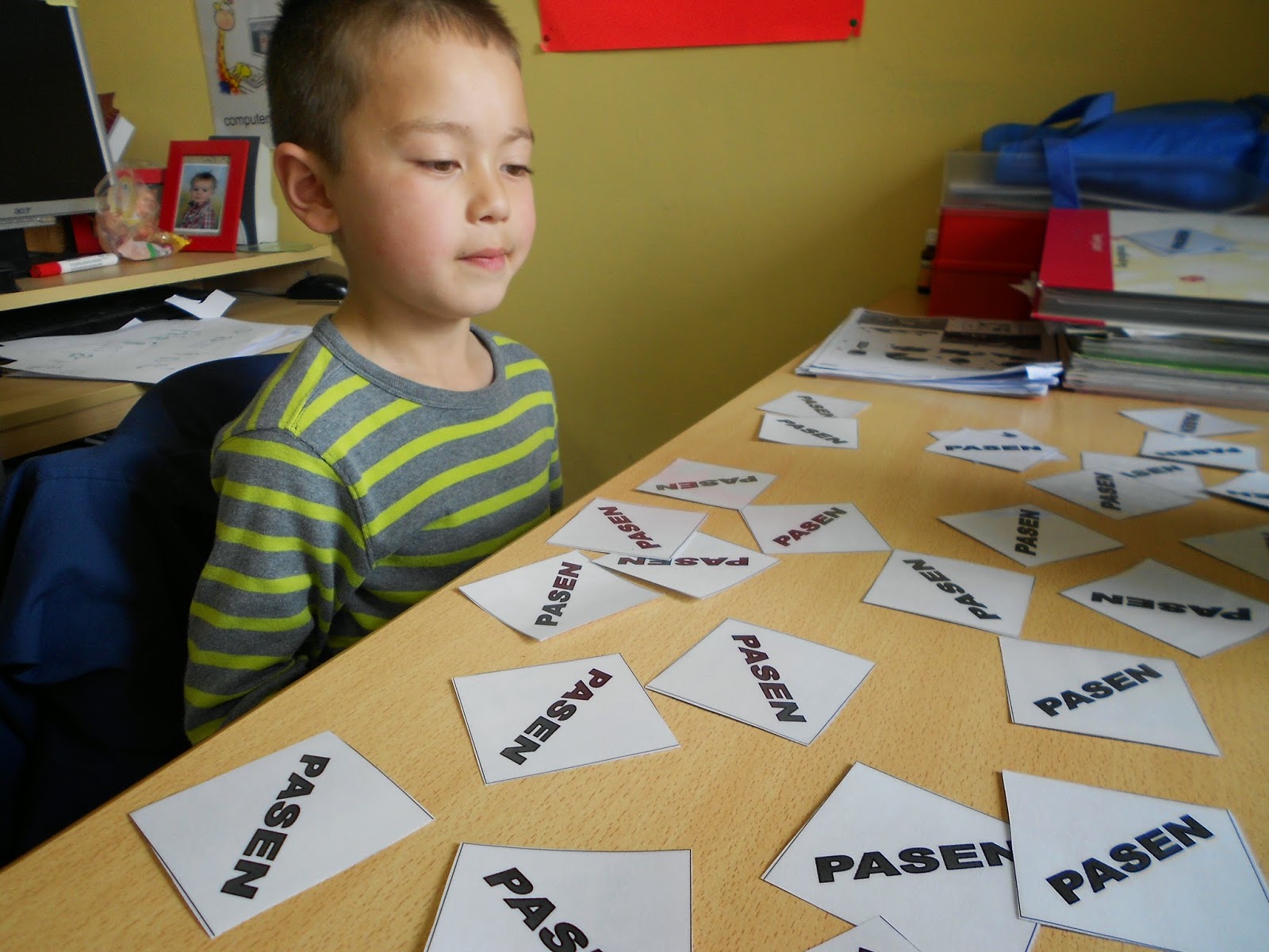 Het eerste leerjaar : |L1A + L1B Hoekenwerk thema lente/Pasen!