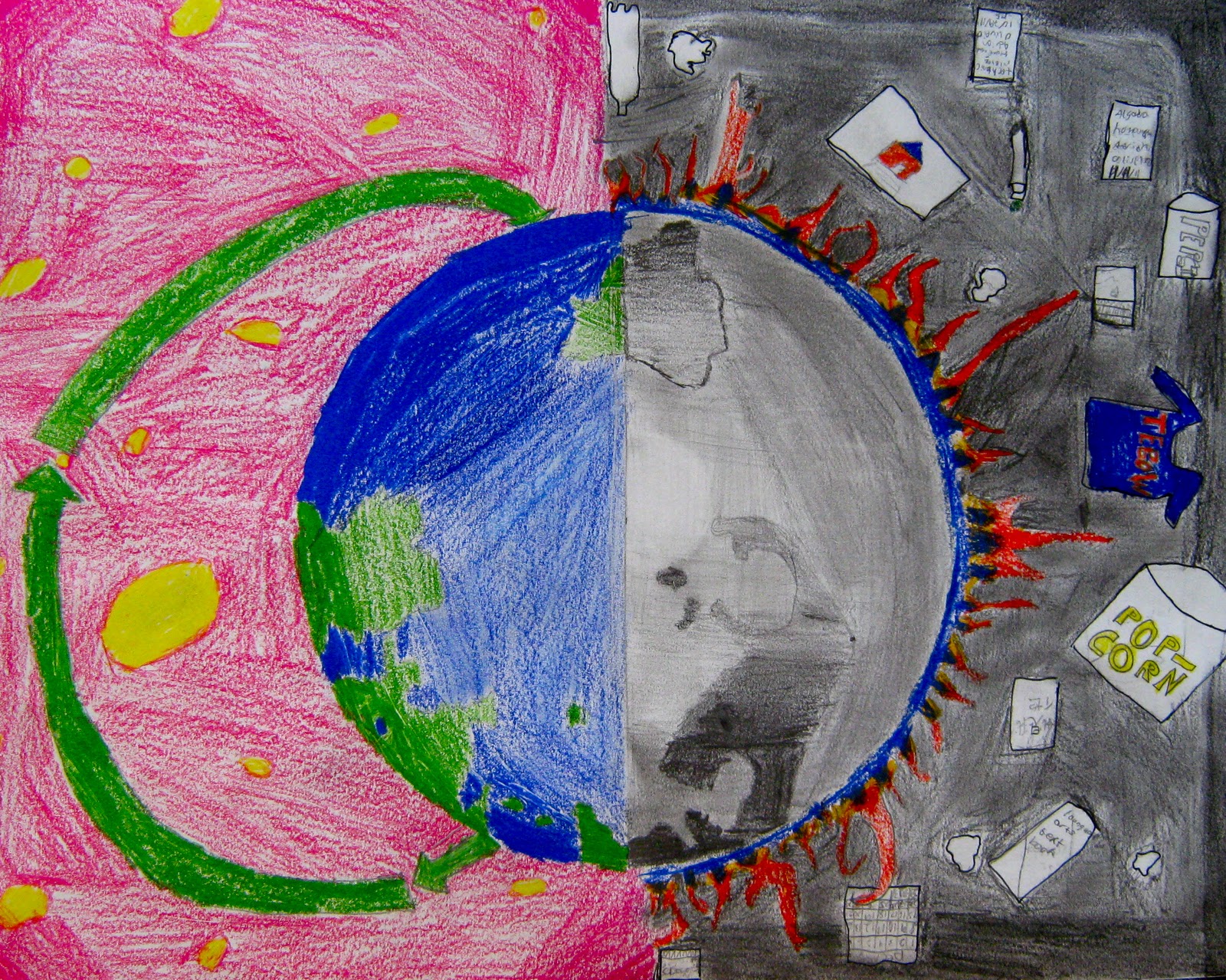 The Falcon Gallery: 7th Grade: Art with a Message