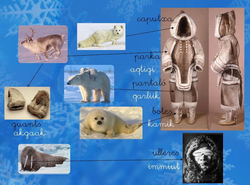 Mi grimorio escolar: LA ROPA DE LOS ESQUIMALES