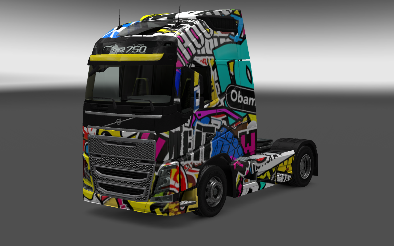 Volvo FH16 Sticker Bomb - ETS2 LimiTed
