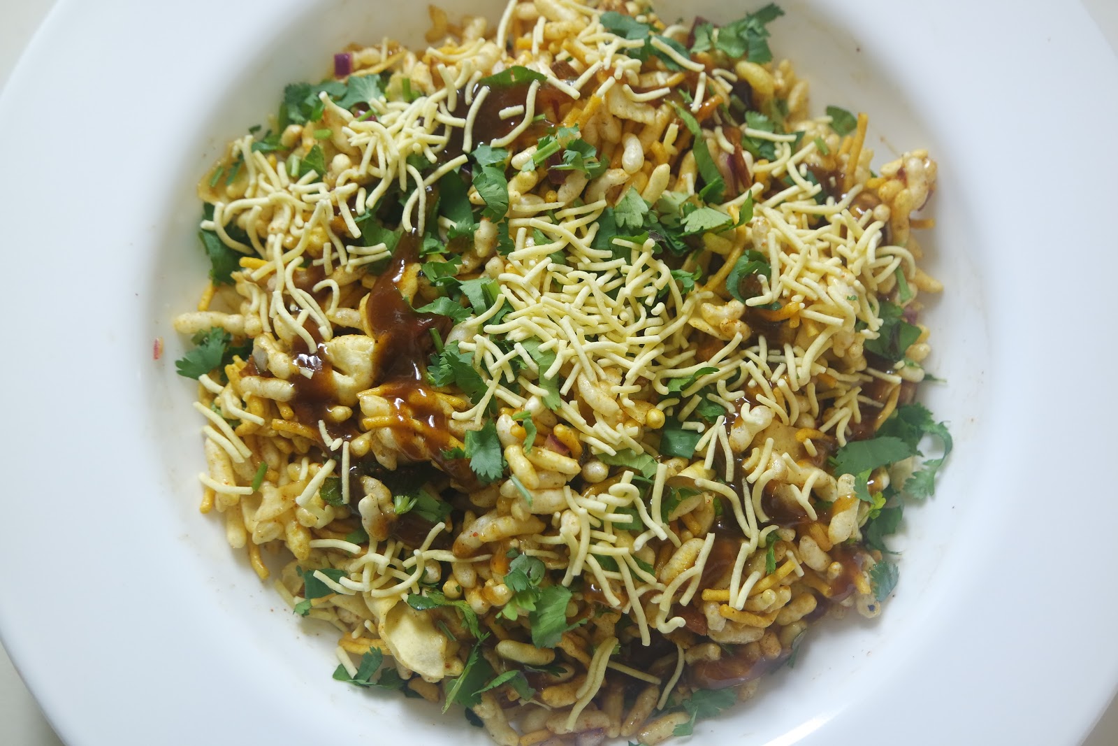 Bhel / healthy Puffed Rice - How to Make Oli Bhel - Aaichi Savali