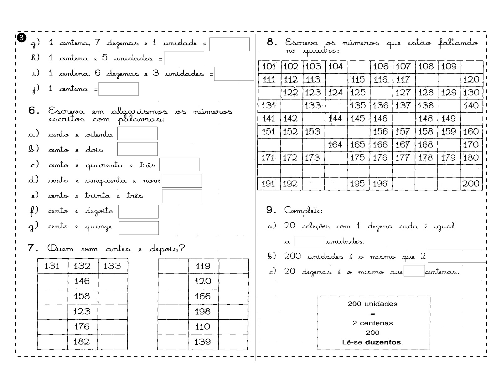 Atividades Para Imprimir Do 3º Ao 5º Anos Sempre A Mão Sistema De