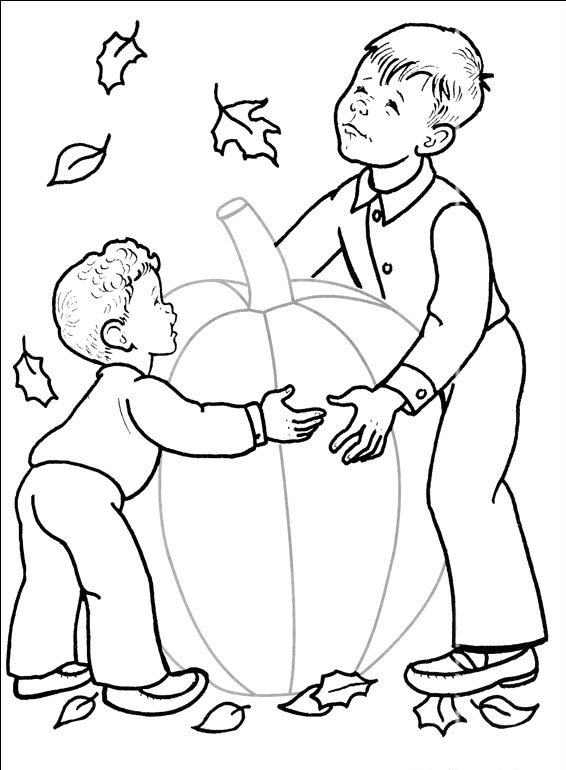 Desene de colorat toamna - Planse toamna