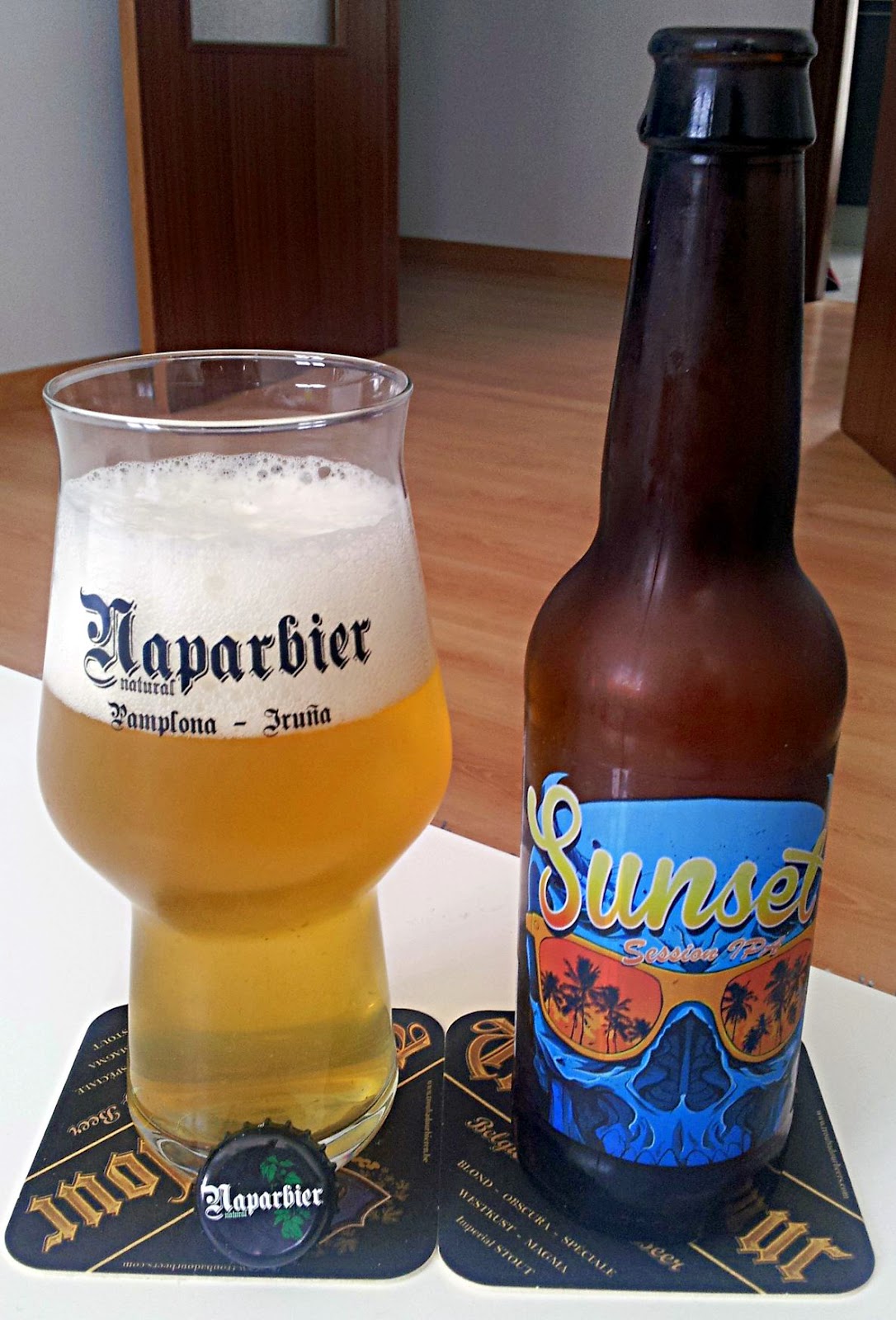 VISUALBEER: NAPARBIER SUNSET SESSION IPA