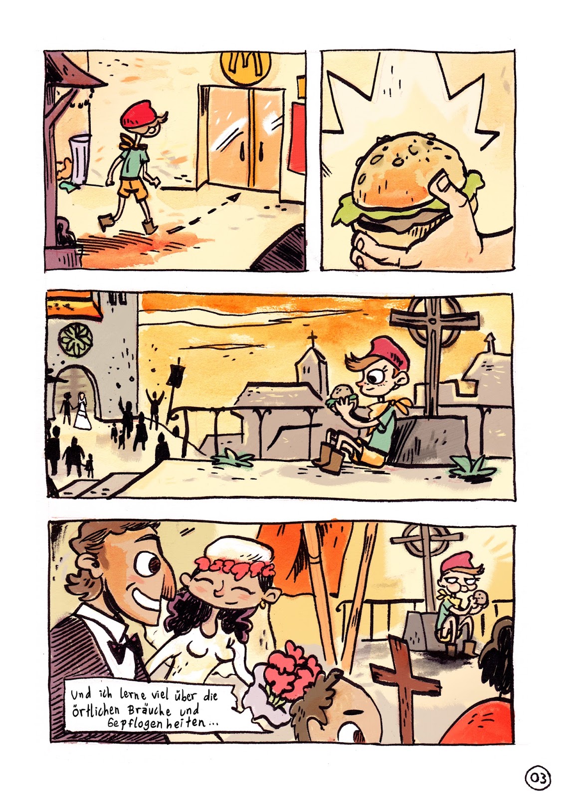 Johannes Lott - Blog: Kurzcomic - Postkarte