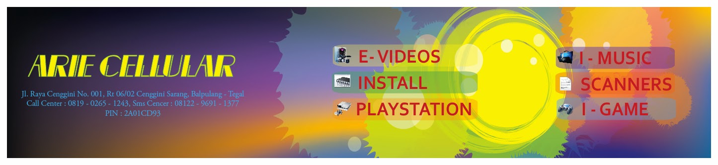 Contoh Desain Banners - ARIE CELLULAR