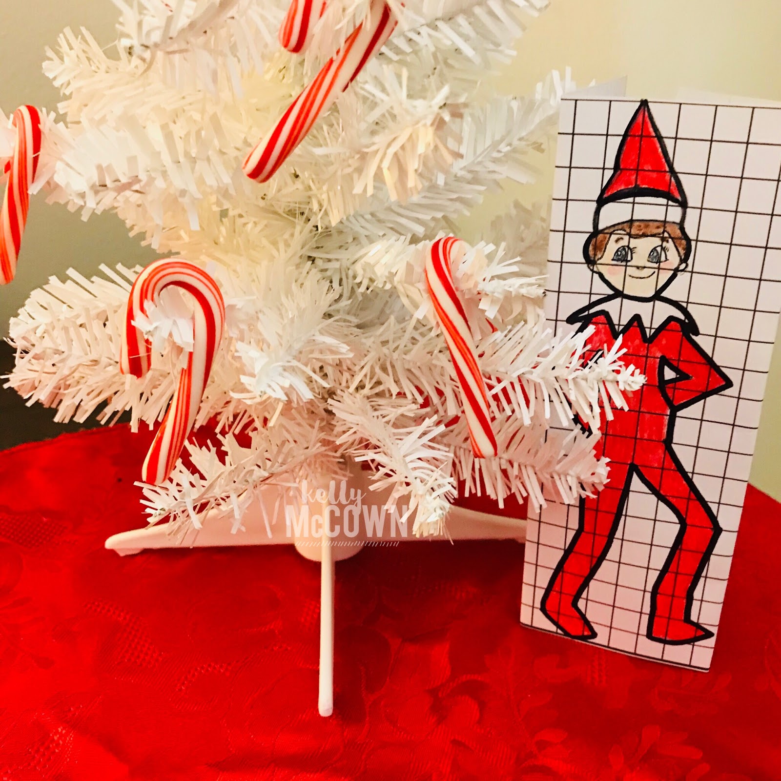 Kelly McCown: Elf by Itself Coordinate Graphing Activity