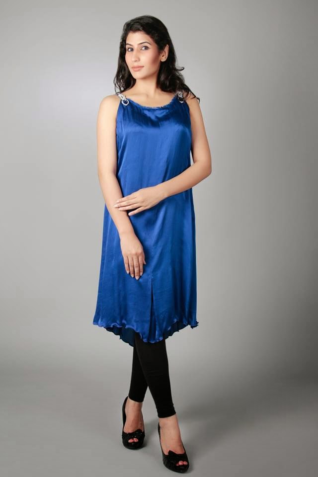 Labels Tops Collection For Girls 2014-15 | Fresh Designs Of Long Shirts ...